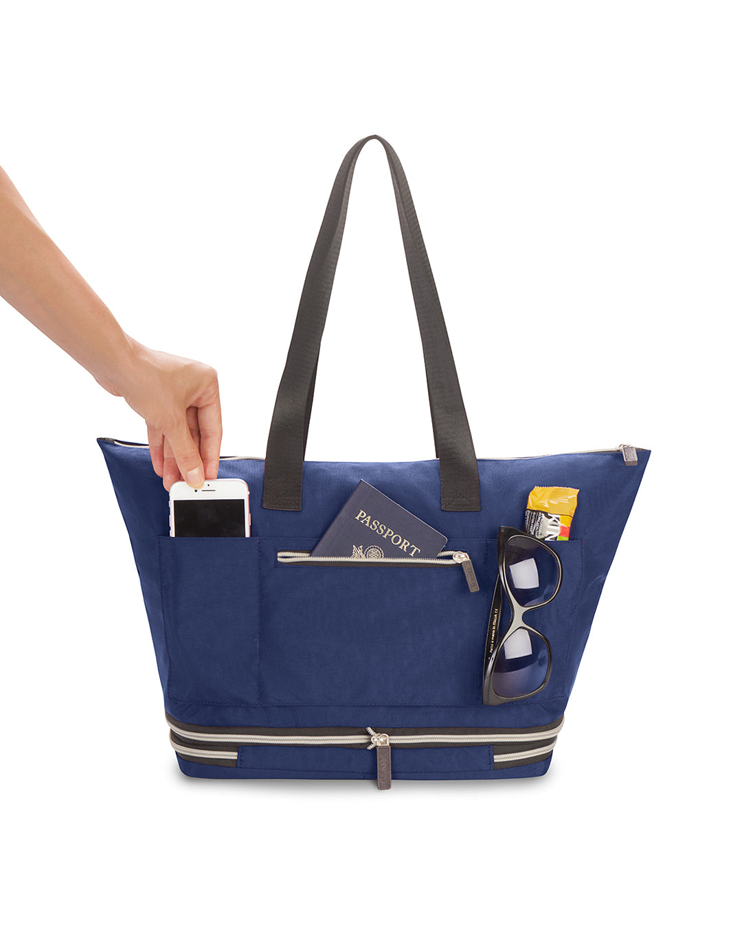 Zipsak Boost! Handbag Expands to Travel Tote – Biaggi