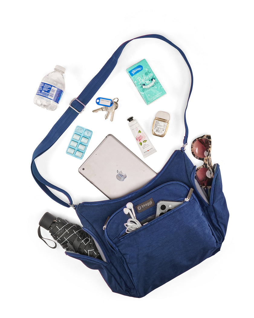 On-The-Go Hobo + Zipsafe Travel Organizer – Biaggi