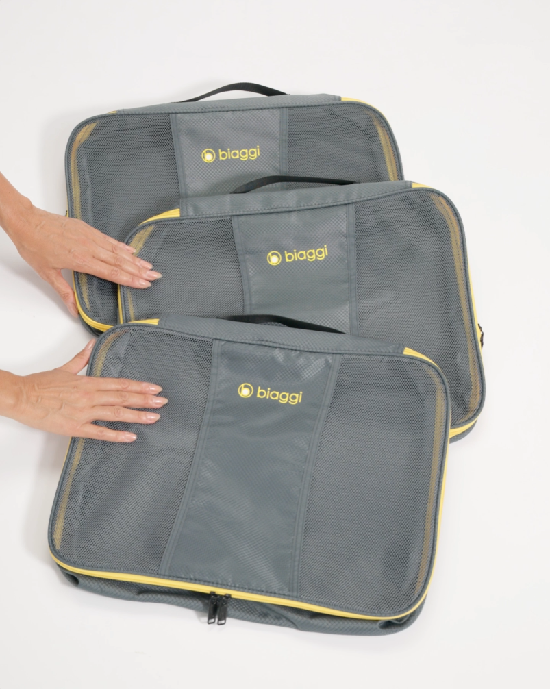 Max Zipcubes 3 Pack+Laundry/Shoe Bag – Biaggi